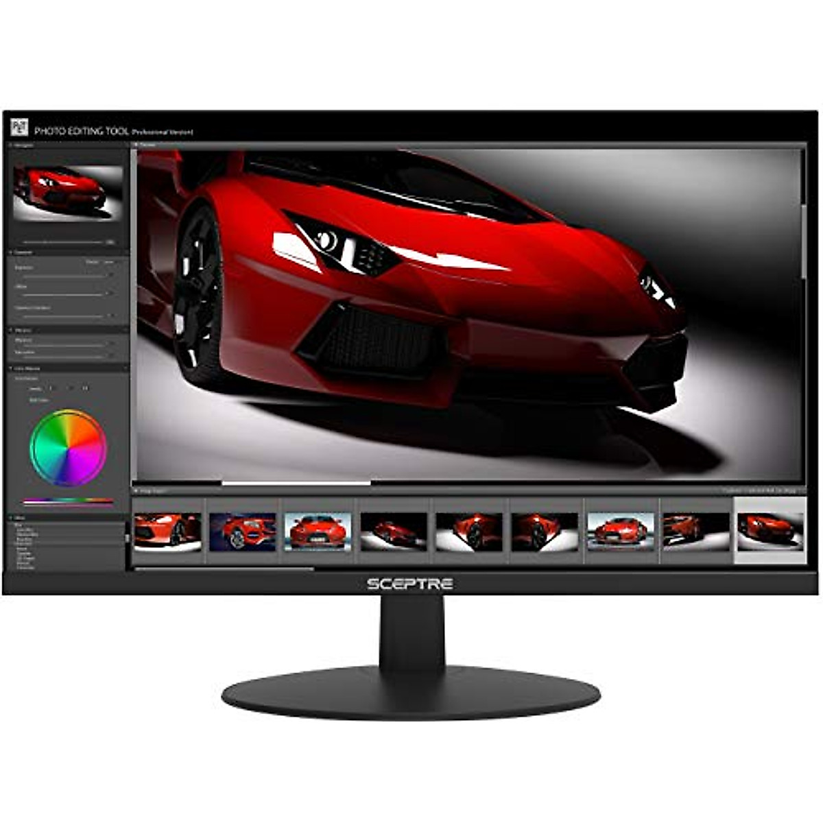 Sceptre E225W-19203R 22" Ultra Thin 75Hz 1080p LED Monitor 2X HDMI VGA Build-in Speakers & Logitech MK345 Wireless Combo â€“ Full-Sized Keyboard with Palm Rest and Comfortable Right-Handed Mouse