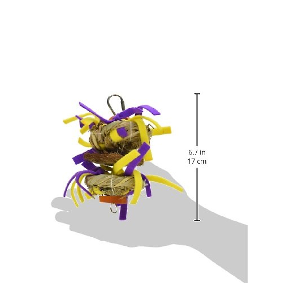 A&E Cage Company HB46611 Java Wood Tickles Assorted Bird Toy, Small