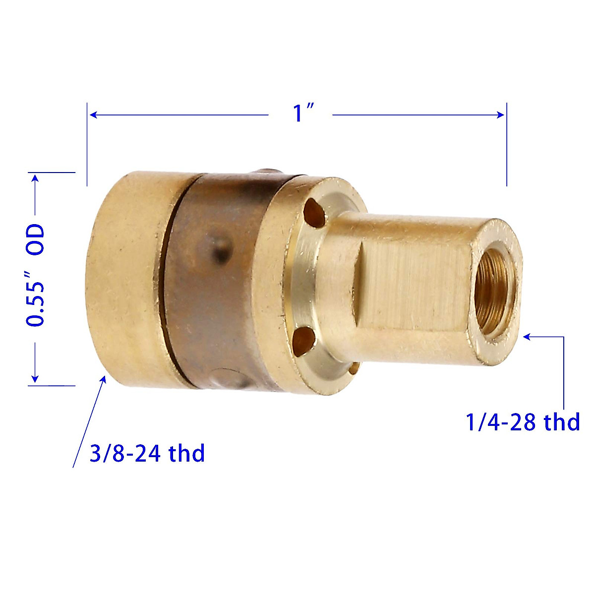 MIG Welding Gun Accessory Kit .030" Tip Nozzle Diffusers for Miller Millermatic M-10/15 Hobart H-9/10: 25pcs Contact Tips 000-067 0.030" + 2Pcs Gas Nozzles 1/2" 169715 + 2Pcs 169-716 Gas Diffuses