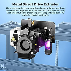 Sovol 3D SV05 Metal Frame Metal Direct Drive Extruder FDM 3D Printer with Upgraded 32-bit Silent Mainboard CR Touch Auto Leveling Flexible Build Plate 220 * 220 * 300mm