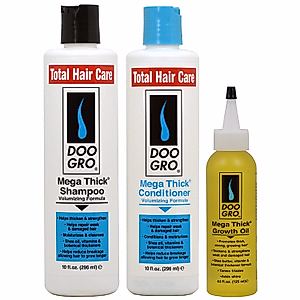 Doo Gro Mega Thick Shampoo + Conditioner + Growth Oil "Set"