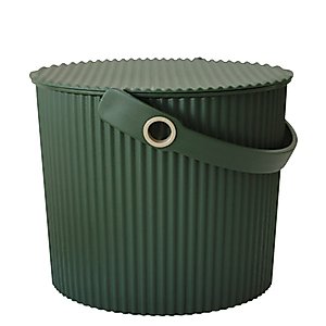 八幡化成(Hachimankasei) Yahata Kasei Garden Tool Bucket with Lid, 2.8 gal (8 L), Green