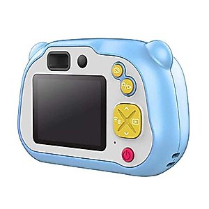 LKYBOA Children's Digital Camera - Kids Camera, Rechargeable Children Digital Camera with Memory Card Shockproof (Color : Purple)