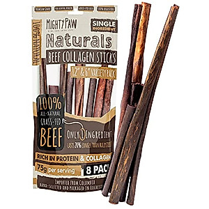 Mighty Paw Collagen Sticks for Dogs | Long Lasting Dog Chews. Rawhide Free Dog Chews Long Lasting. Collagen Chews for Dogs. Dog Chew Sticks. Beef Collagen Sticks for Dogs. Dog Chew Treats. (8 Pack)