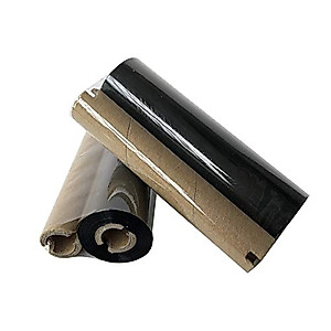 Officeuct Thermal Transfer Ribbon 4.33"x244'(110mmx74m)-1 Roll. Resin Enhanced Wax Barcode Black Ribbon 1/2 Inch Core Ink Outside for Zebra Eltron Datamax Zebra TLP2844 TLP2442 GC420t GK420t GX420t
