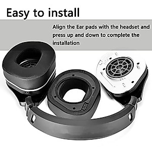 Stealth 700 Gen2 Earpad Replacement Cooling Gel Ear Pads Ear Cushion Cover Compatible with Turtle Beach Stealth 700 Gen 2 / Stealth 700 Gen 2 MAX Wireless Gaming Headset