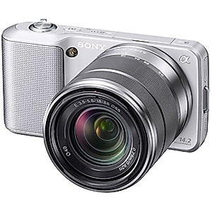 Sony Alpha NEX-3 Interchangeable Lens Digital Camera w/18-55mm Lens (Silver)- 14.2 Mpix