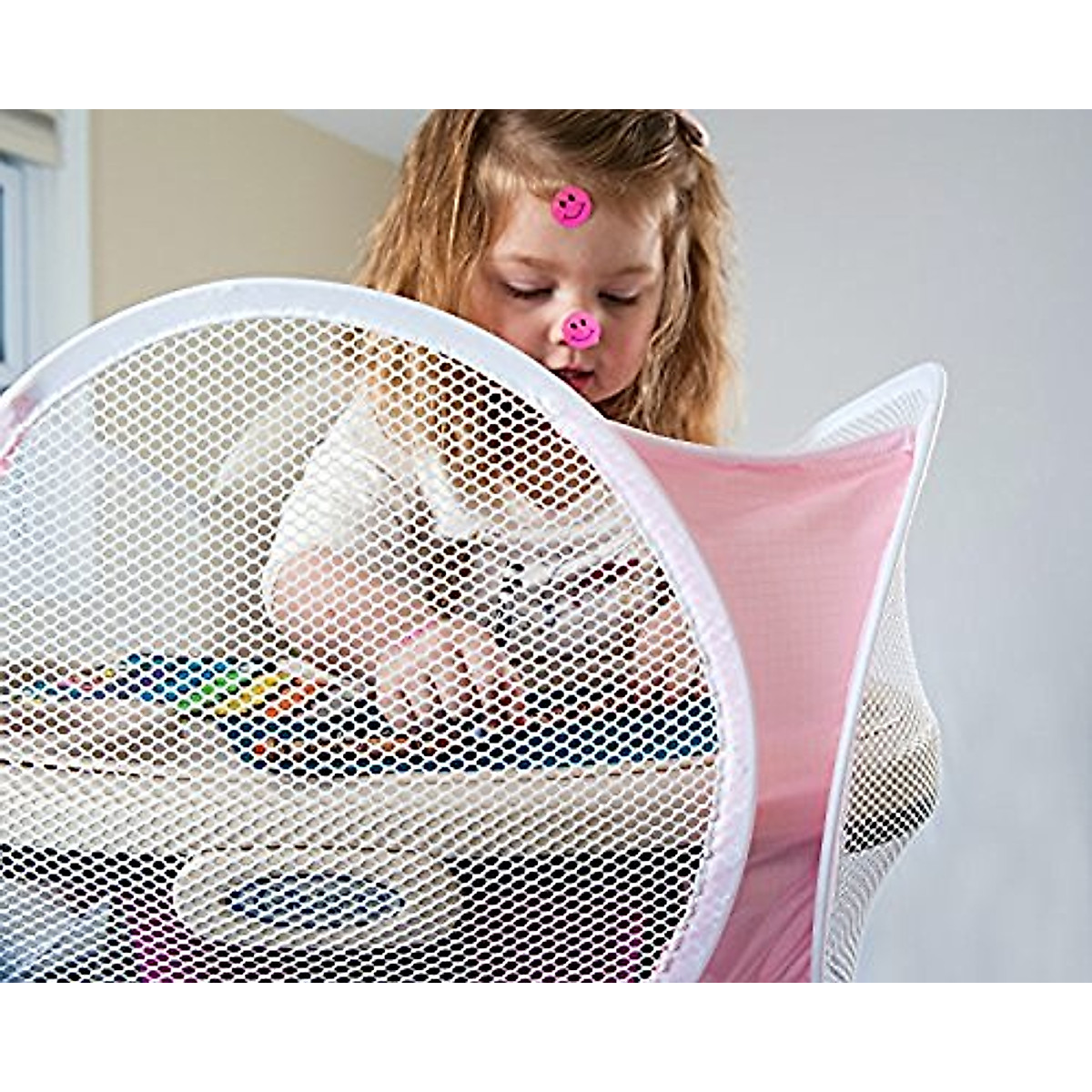 Tray Haven, The Original High Chair Accessory Keeps Food Toys and Cups From Falling, Blue