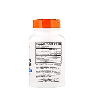 Doctor's Best Glucosamine Chondroitin Msm with OptiMSM Capsules, Supports Healthy Joint Structure, Function & Comfort, Non-GMO, Gluten Free, Soy Free, 120 Count (Pack of 1)