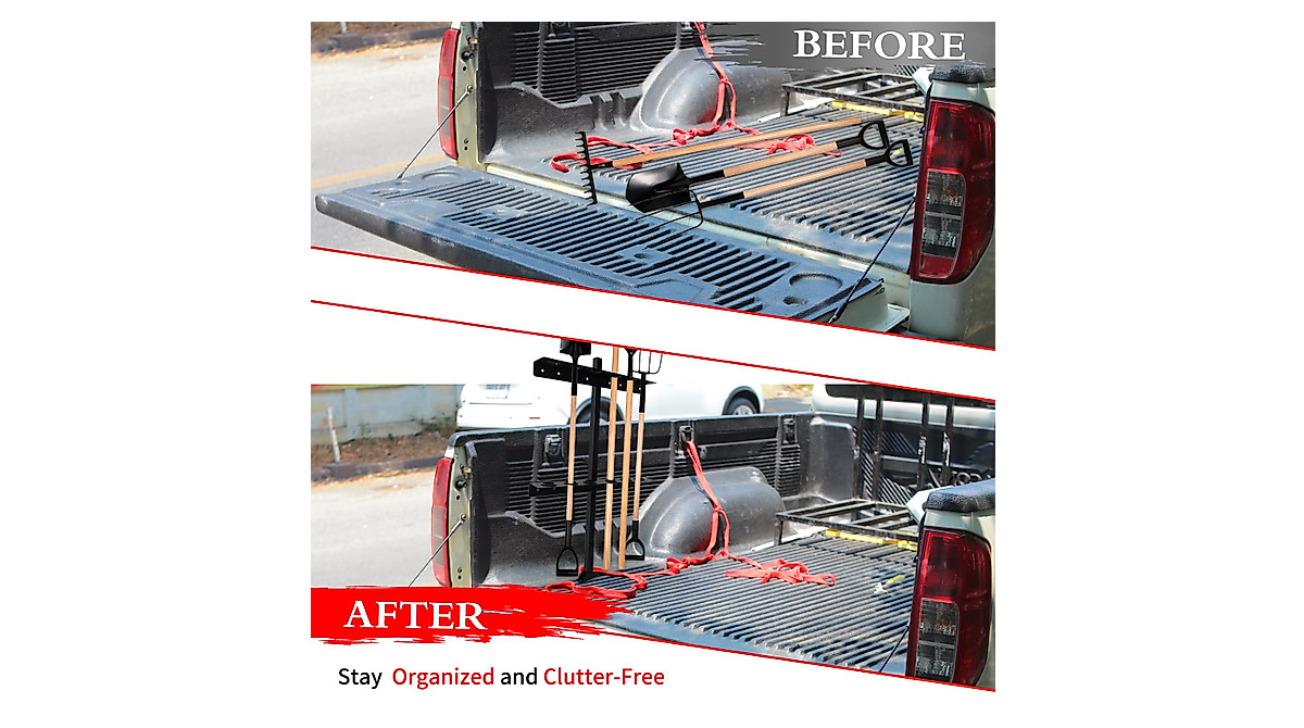 Trailer Racks for Lawn Equipment, Trailer Tool Rack Shovel Holder for ...