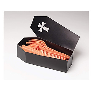Halloween Coffin Silverware Caddy, 12 ct