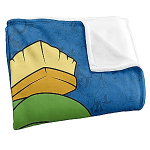 Looney Tunes Blanket, 50"x60", Marvin Character Silky Touch Super Soft Throw