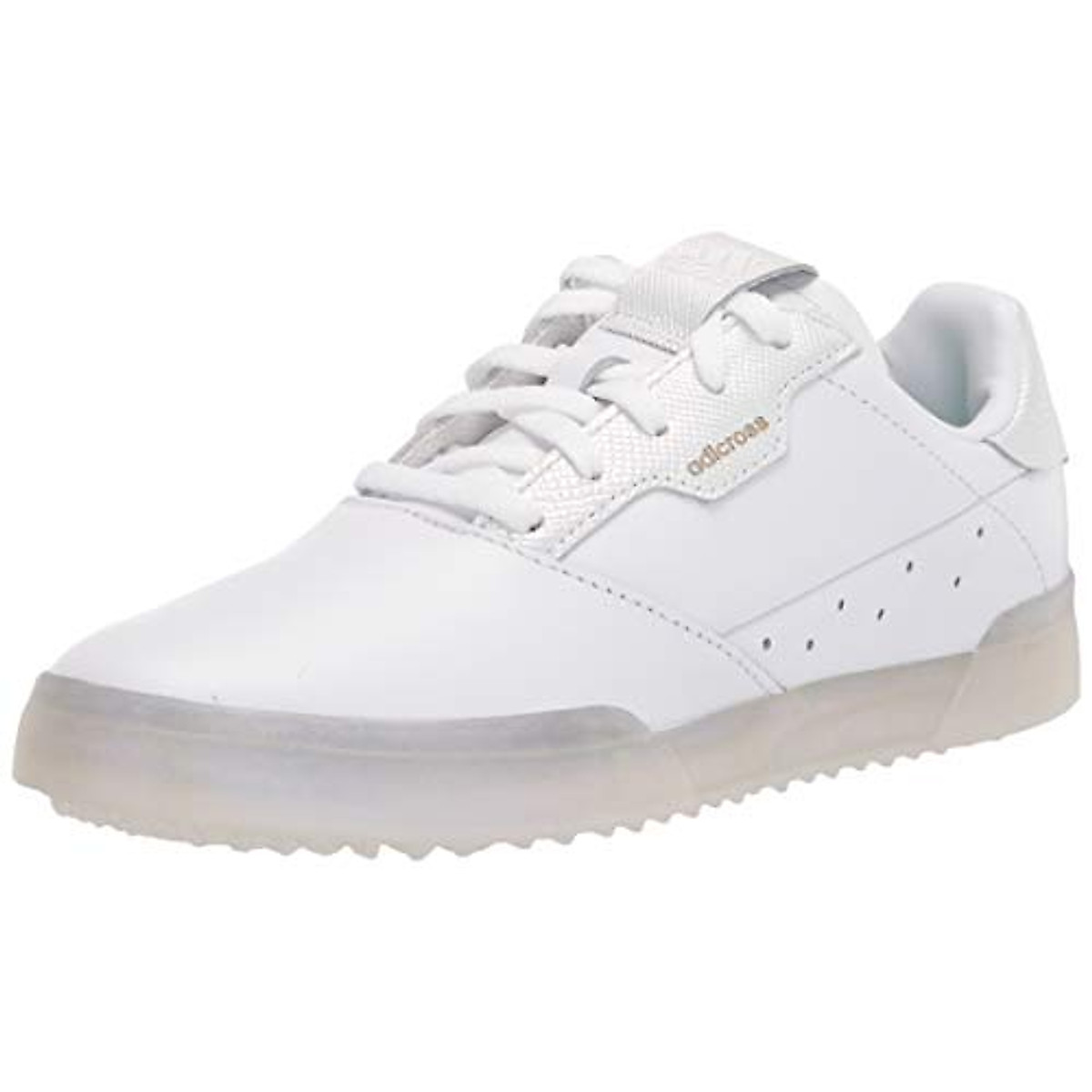 adidas womens Golf Shoe, White/White/Clear Mint, 7.5 US