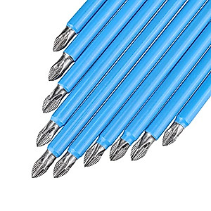 Yakamoz 10Pcs 6-Inch Long Phillips Screwdriver Bit Set Magnetic Ph2 Impact Driver Bits #2 Phillips Bits with 1/4" Hex Shank for Impact Drill