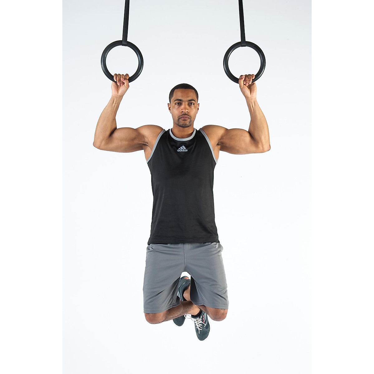 Black Mountain Products 1200lbs Rated Multi-Use Exercise Gymnastics Rings