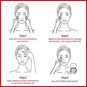 FV Foundation, Nourishing Classic Ivory Flawless Skin Lightweight Waterproof Moisturizing Concealer Lightweight Face Makeup BB Cream Liquid Foundation 1 Fl Oz(30ml) 2 Pack