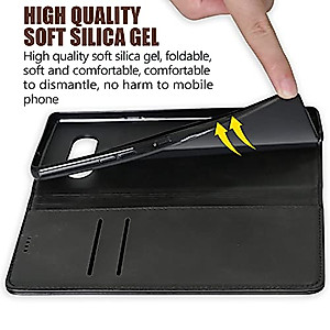 BGTXCZ LG V60 ThinQ Case, LG V60 ThinQ Wallet Case, [Flip Fold Leather] PU Leather Case with Kickstand Function and ID Credit Card Slot, Magnetic Closure Phone Cover for LG V60 ThinQ 5G(Black)