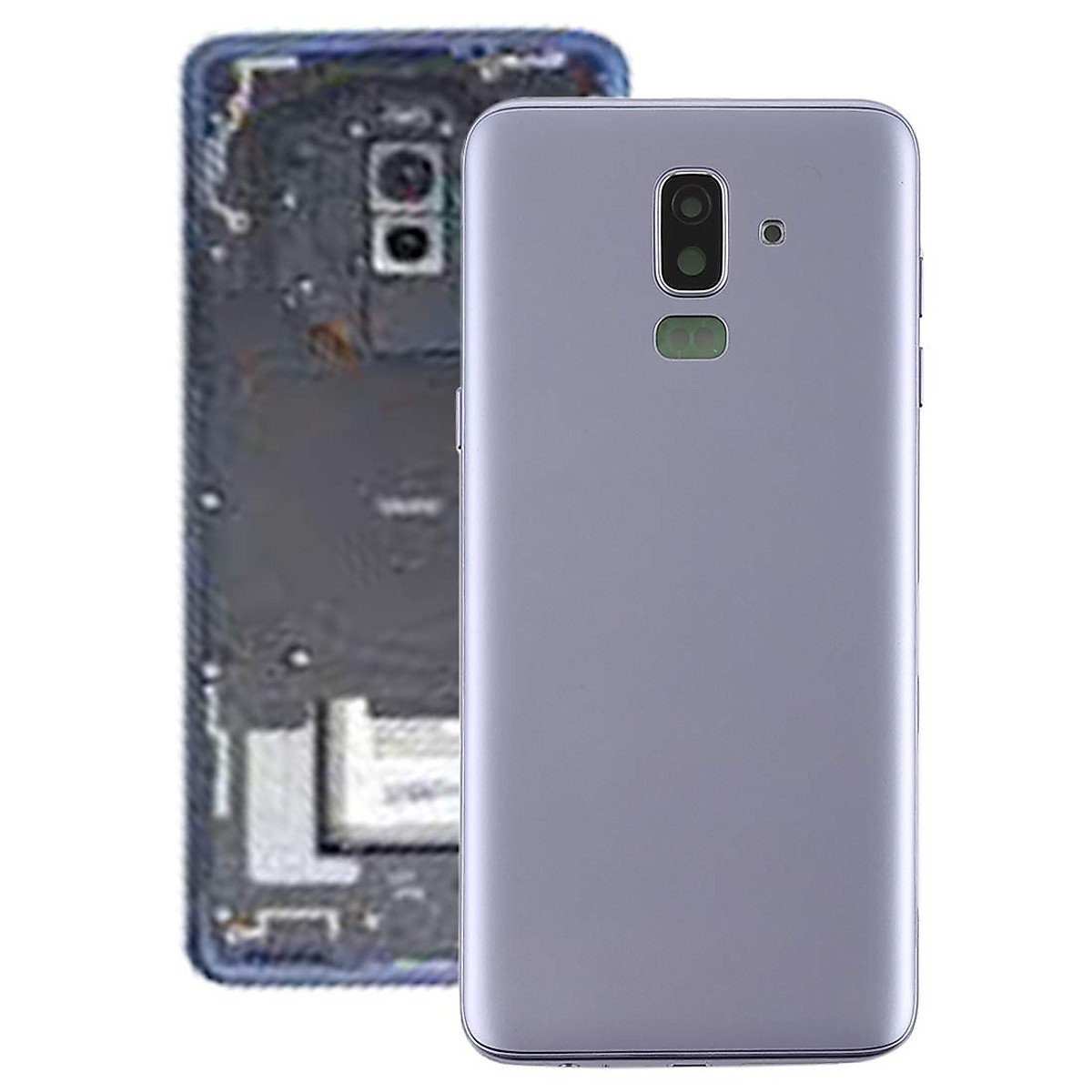 Lihuoxiu for Galaxy J8, J810F/DS, J810Y/DS, J810G/DS Back Cover with Side Keys & Camera Lens