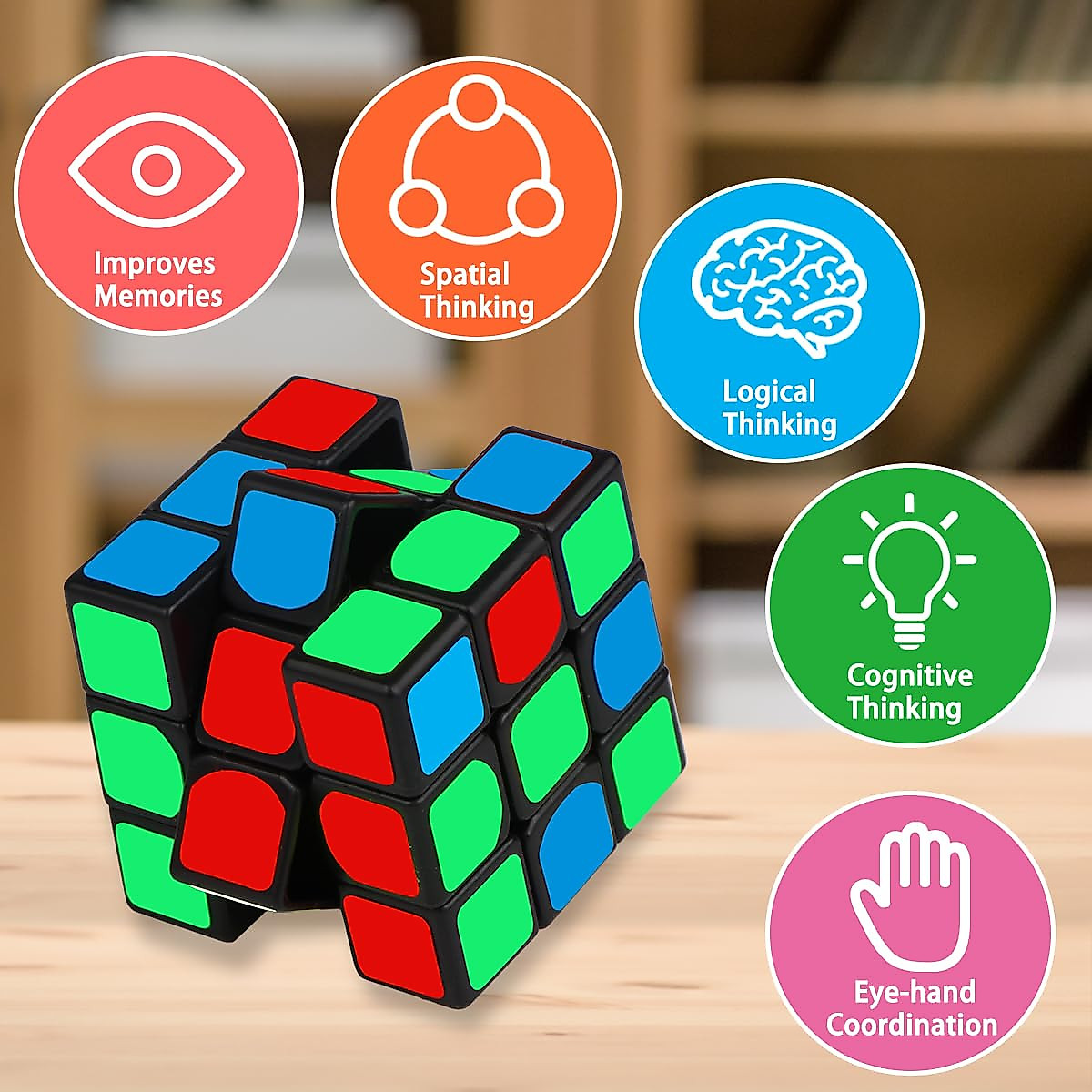 Mini Cube 20 Pack Magic Cube, Puzzle Party Favors for Kids Party Puzzle Game Toys Classroom Rewards & School Prize for Students, Stress Relief Toys Goody Bag Filler Birthday Gift