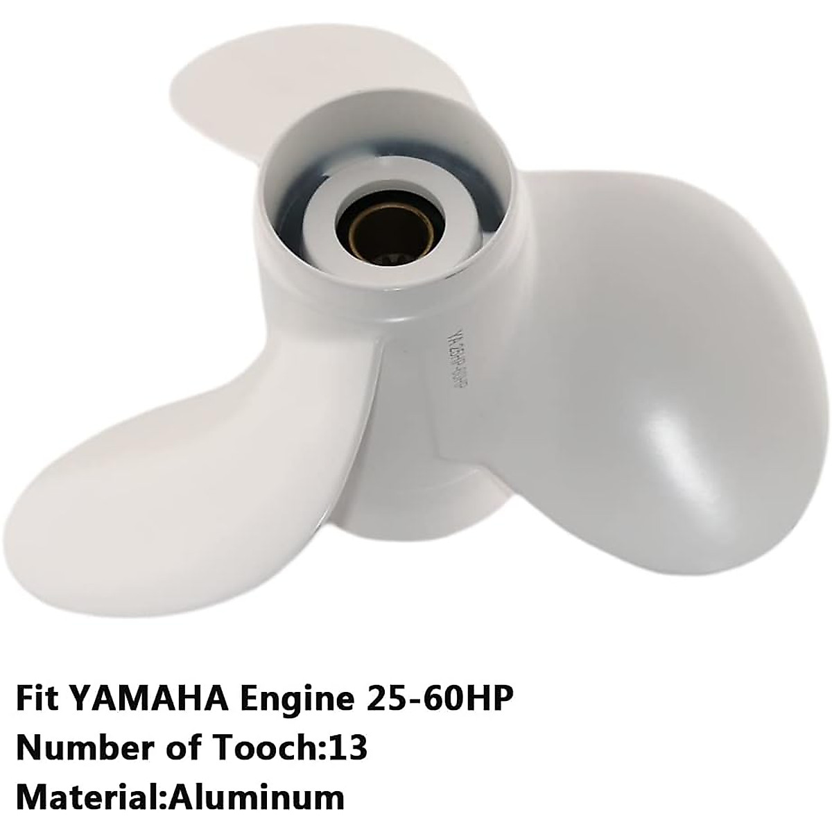Boatman 10 5/8x12,10 3/8x13,10 3/8x14,10 1/4x14 Boat Propeller fit Yamaha Outboard Engine 20-60 Hp,13 Spline Tooth,RH