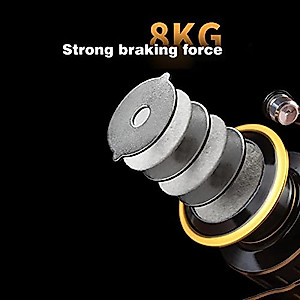 HNGM Fishing reel New Spinning Reel 8KG Powerful Max Drag All Metal Spool Saltwater Fishing Accessories Fishing Reel 5.2:1 Fishing Tools (Color : FJ2000)