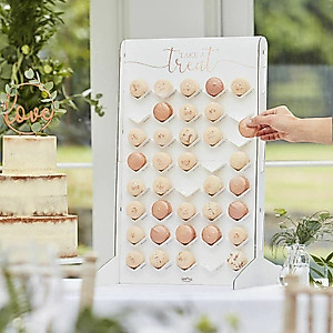 Ginger Ray Botnaical Wedding Macaroon Stand Table Decoration Card Paper