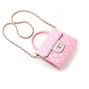 Pinky Family Fashion Kids Purse Girls Toddler Handbags PU Leather Cross-body Bags Gifts for Girls