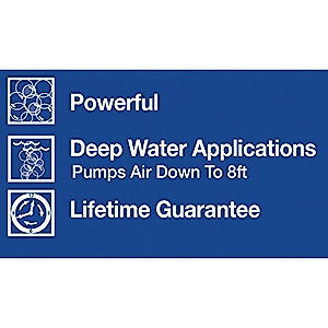 Tetra Whisper Air Pump for Deep Water Applications