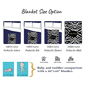Personalized Baby Boys Blankets with Name Customized Motorcycle Super Soft Throw Blankets Swaddle Blanke Shower Gift for Infants Newborn