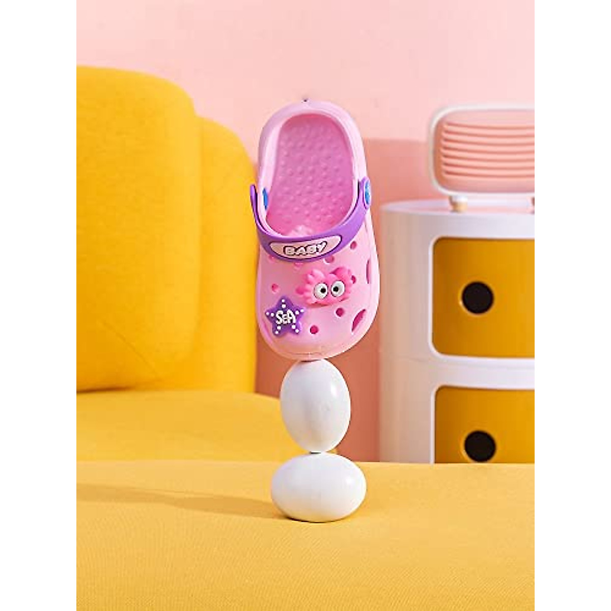 J J.N.E.L BE YOU Water Shoes for Kids, Toddler Clogs Size 7 Orange