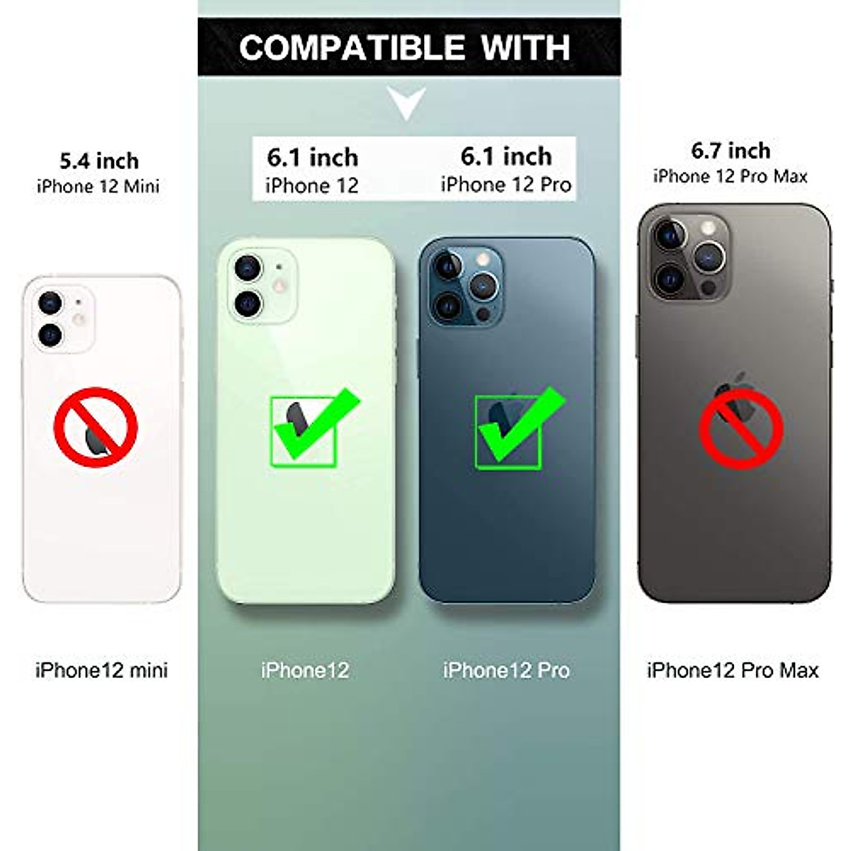 luolnh Gold Glitter Sparkle Case Compatible with iPhone 12 and iPhone 12 Pro 6.1 Inch (2020 Release) Marble Design Shockproof Soft Silicone Rubber TPU Bumper Cover Skin Phone Case-Abstract Mint