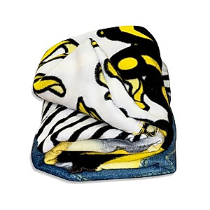 Royal Boys Girls Cozy Fleece Throw Blanket with Extra Soft Fun Design 40" x 60" (Minion)