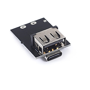 Teyleten Robot Type-C USB 5V 2A Boost Converter Step-Up Power Module Lithium Battery Charging Protection Board LED Display USB for DIY Charger (10PCS)