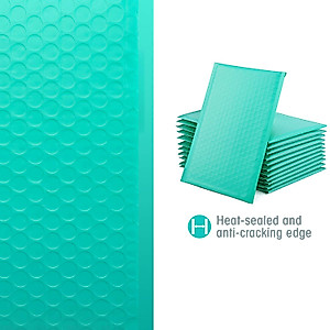 GSSUSA Bubble Mailers 6x10 Padded Envelopes 25 Pack Small Bubble Mailer Shipping Bag Bulk Pack Self Seal Bubble Envelope for Mailing, Packing Business Supplies, Teal 25-Pack