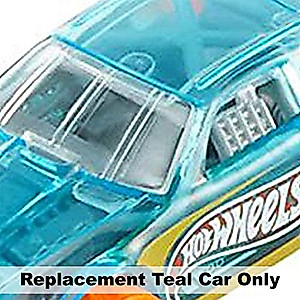 Replacement Part for Hot Wheels Mega Racer Track Builder ~ FTL69 - Replacement Teal Car