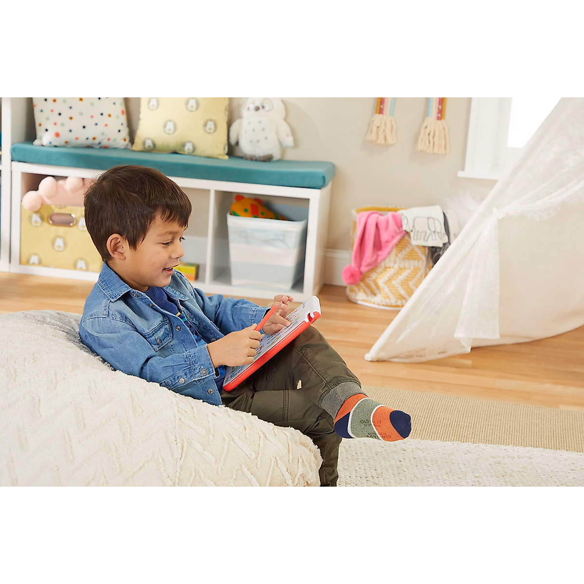 Playskool Magnatab — Numbers and Shapes — Magnetic Board Toy Letter Tracing for Toddlers Learning and Sensory Drawing — for Kids Ages 3 and Up