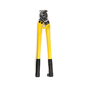 QWORK Hardened Cable Cutter, 18" Heavy Duty Stainless Steel Wire Rope Cutter for Cutting Steel Wire