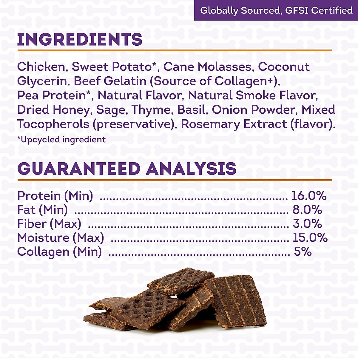 Treatly Soft Baked Goodies Chicken & Sweet Potato w/Collage Dog Treats - 5oz/1 Pack