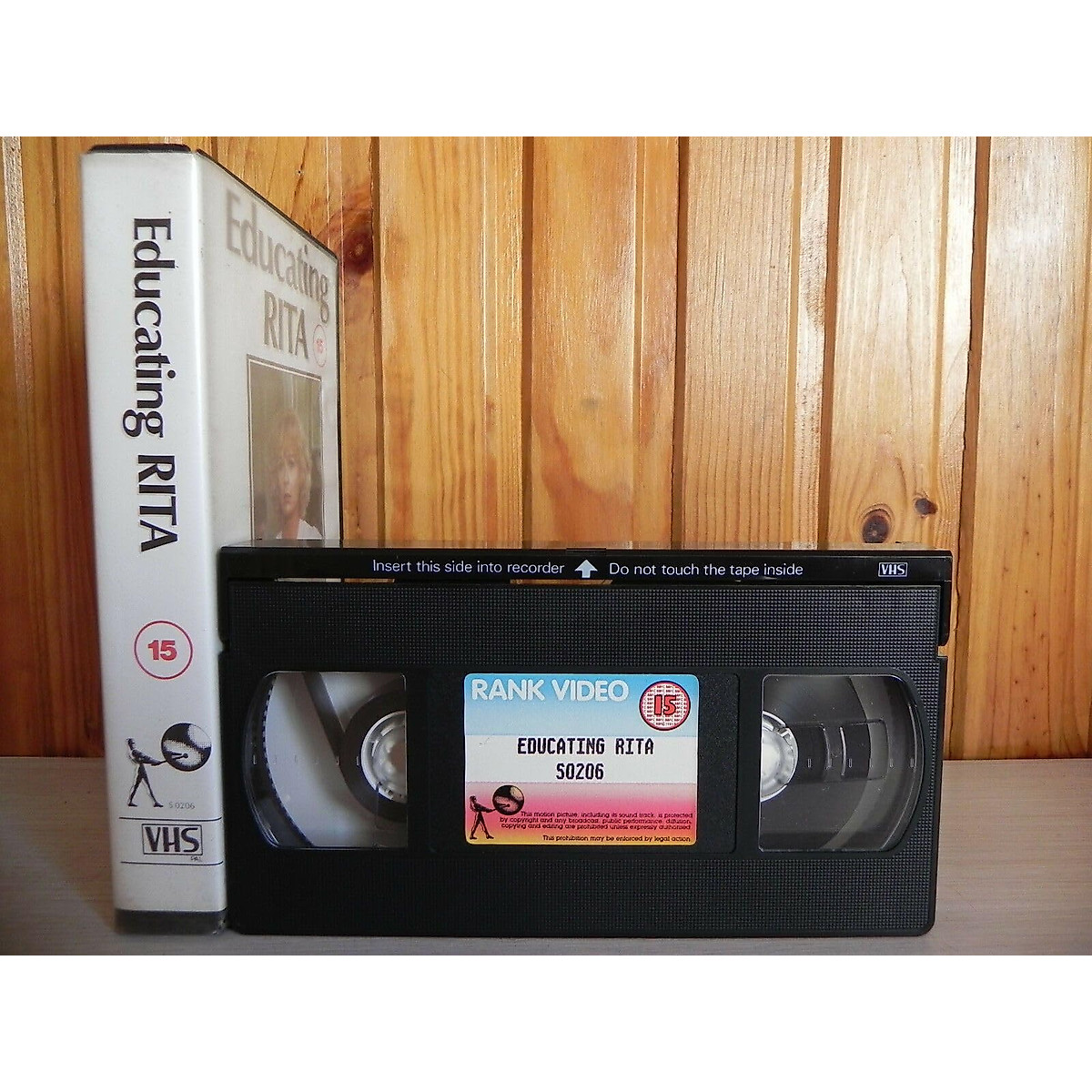 Educating Rita - Michael Caine - Julie Walters - Pre-Cert - Rank Video - Pal VHS