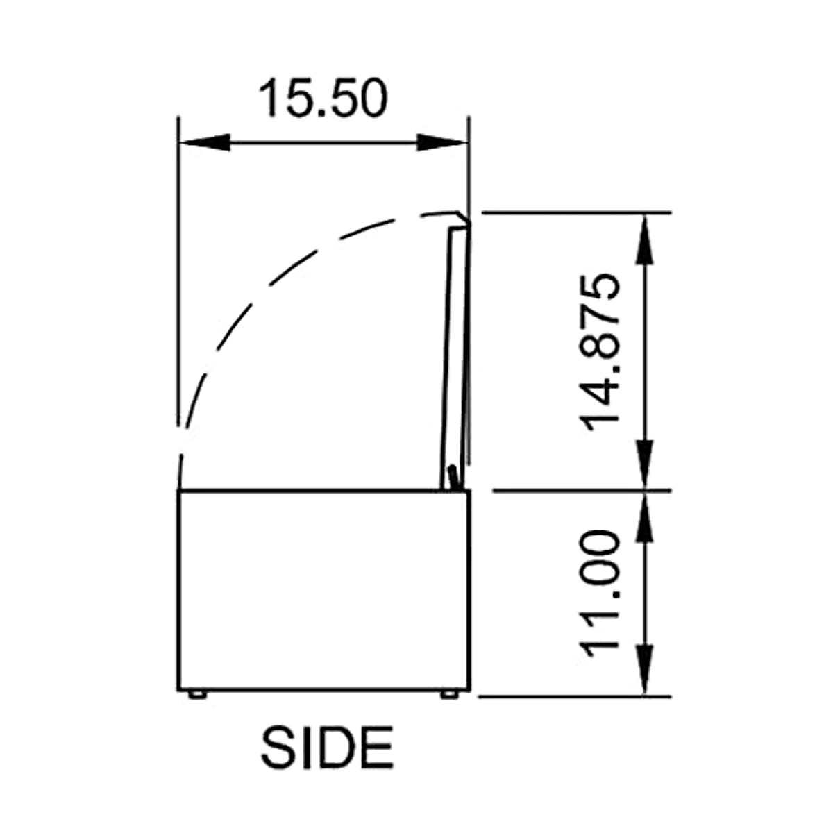 Arctic Air ACP55 55" Refrigerated Countertop Condiment Prep Station With 10 Pan Compartments, Stainless Steel, 115v