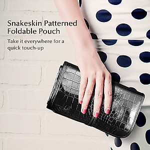 Makeup Brushes, 32 Pcs Premium Synthetic Professional Makeup Brushe Set Essential Cosmetics With Case, Face Eye Shadow Eyeliner Foundation Blush Lip Powder Liquid Cream Blending Brush-Black