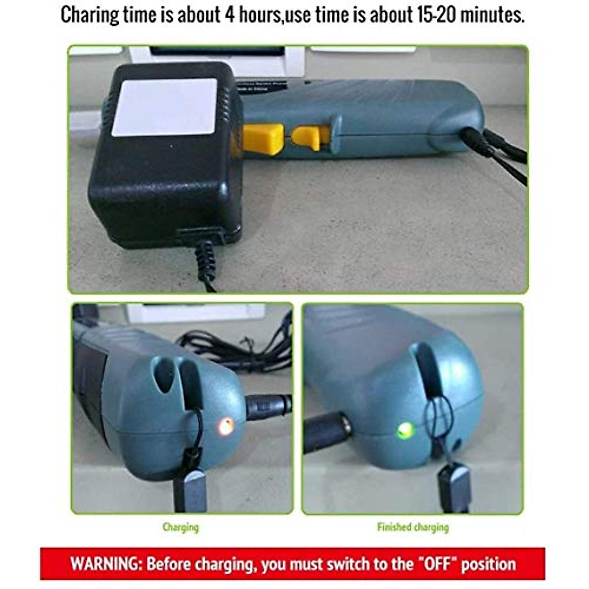 Professional Electric Pruning Shears Electric Secateurs Professional Garden Shears 7.2V Lithium Battery Pruning Shears Double Switch 1.6CM in Diameter Cordless Every Family