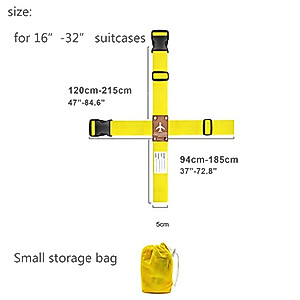 Luggage Straps Suitcase Belts Travel Accessories Bag Straps
