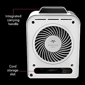 Vornado Velocity 5 Whole Room Space Heater with Auto Climate Control, Timer, and Safety Features, White, Large