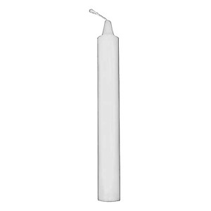1 Box of 36 Household Utility Candles 6" x 3/4" (White)
