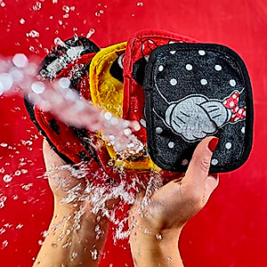 The Original Makeup Eraser, 7-Day Set, Erase All Makeup with Just Water, Including Waterproof Mascara, Eyeliner, Foundation, Lipstick, Sunscreen, and More! (Mickey and Minnie), 7ct.