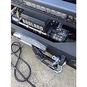 HFT BADLAND 12000 Lb. Winch Hook (6 Ton) Ultra Strong Forged High Strength Alloy Steel Winch Hook Clip 1-1 12 inch Capacity Latch