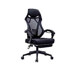 ZHAOLEI Ergonomic Office Chair, High-Back Swivel Mesh Chair, with Footrest, Height Adjustable Seat, Breathable Mesh Back