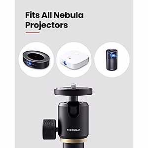 Anker Nebula Cosmos Max 4K UHD TV Home Theater/Entertainment Projector with Anker Nebula Projector Lightweight and Adjustable 3-ft Floor Stand