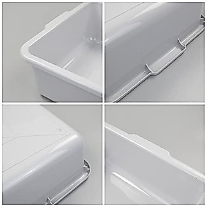 Ggbin Plastic Dish Tubs, Commercial Bus Box/Wash Basin Tote Box, 4-Pack(Grey, 22L)